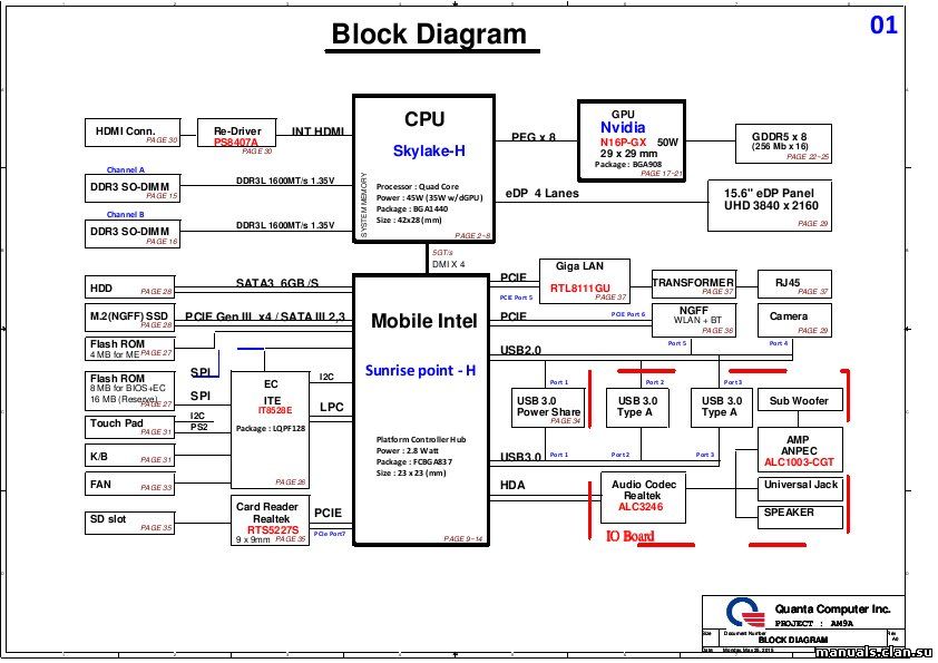 Схема Boardview Dell Inspiron 15 7559